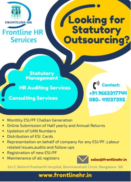 Frontline HR Services in Bommanahalli, Bangalore-560068 | Sulekha Bangalore