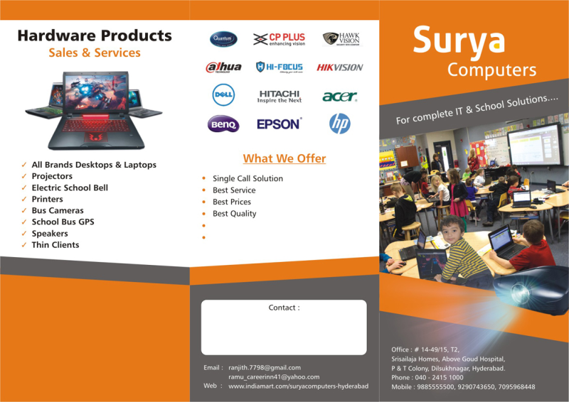 Surya Computers in Lal Bahadur Nagar, Hyderabad-500074 | Sulekha Hyderabad