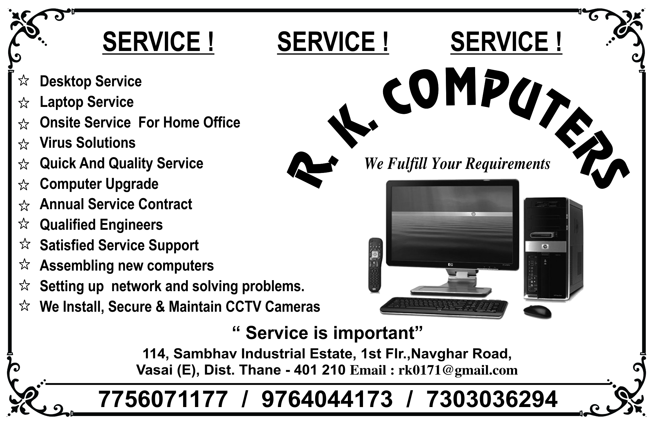 R. k. computers in Vasai West, Mumbai-401202 | Sulekha Mumbai