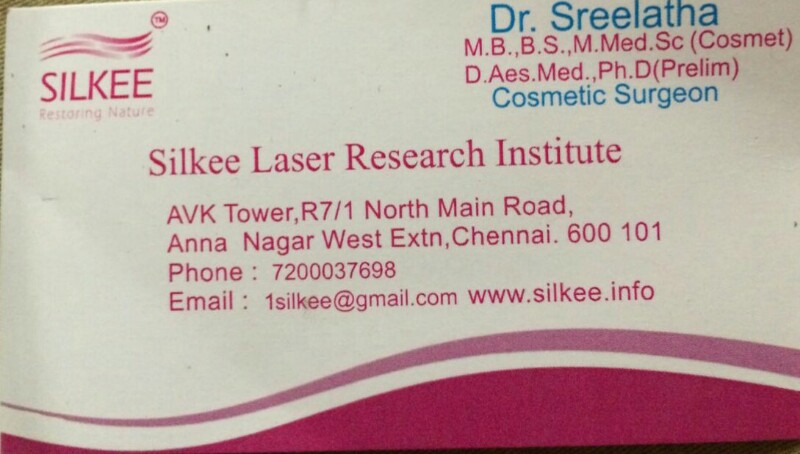 Silkee Skin Cosmetology Laser Clinic in Anna Nagar West Extension ...